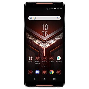 ASUS ROG Gaming Phone ZS600KL (Snapdragon 845, 8GBRAM, 128GB Storage, Dual-SIM, Android, 6" inch) (GSM Only, No CDMA) Factory Unlocked 4G Smartphone (Black) - International Version