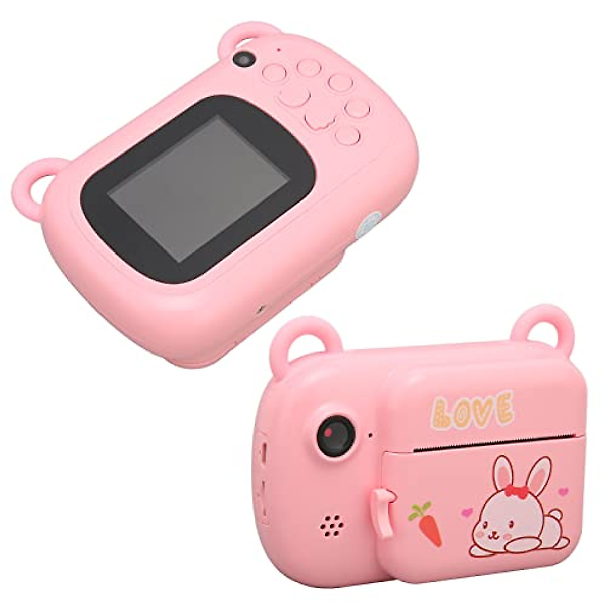 Kids Camera for 3-10 Year Old Girls & Boys, HD 1080P 2.4 inch Screen Children Camera Digital Video Cameras with with Thermal Paper Portable Toy for Christmas Birthday Gifts