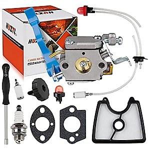 HUZTL 125B Carburetor 545112101 Air Filter kit for Husqvarna 125B 125BX 125BVX 545081811 590460102 581798001 Handheld Leaf Blower Jonsered B2126 BV2126 C1Q-W37 Carb Engine