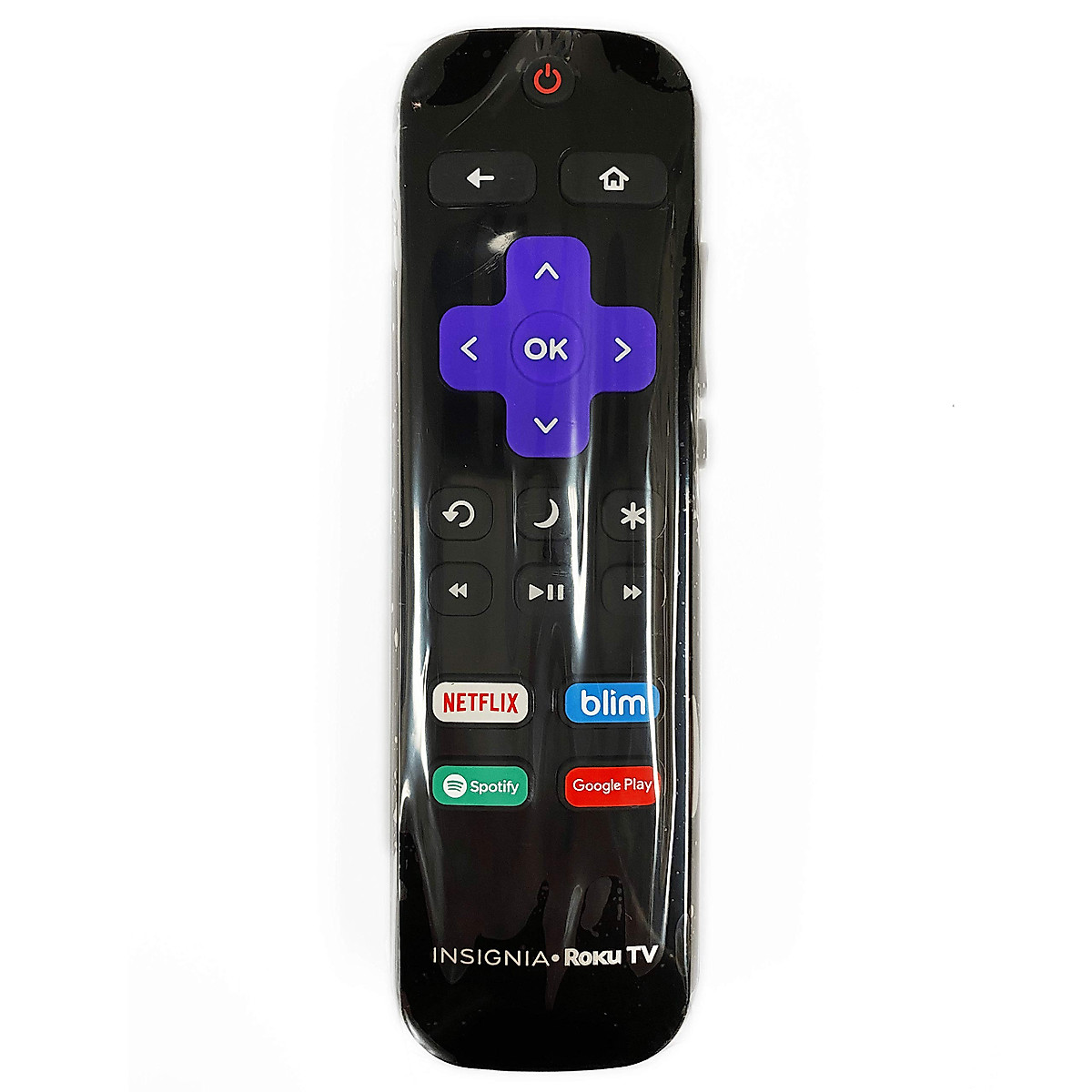 Genuine Insignia NS-RCRMX-18 Roku TV Remote Control fit All Insignia Roku TVs. NO Pairing!! not for Insignia Regular TV, not for Roku Stick and Roku Player.