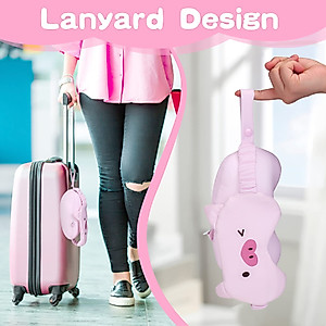 SSAWcasa 2 in 1 Travel Pillow and Eye Mask,Kids Adult Soft Plush Novelty Pillow Cushion Eye Mask Combo Supports The Head,Neck and Chin-for Airplane,Train,Car or Outdoor,Camping,Hiking (Pink)