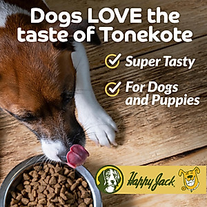 Happy Jack Tonekote Dog Skin & Coat Supplement, Oil for Dogs with Essential Fatty Acids & Vitamins for Itching Skin Relief, Hot Spots, Dull Coat, Dry Skin, Excessive Shedding, 16 oz