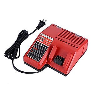 Multi-Voltage M18 Battery Rapid Charger Compatible with Milwaukee M18 14.4V-18V XC Lithium-ion Battery 48-11-1850 48-11-1852 48-11-1862 48-11-1880 48-11-1812 48-11-1820