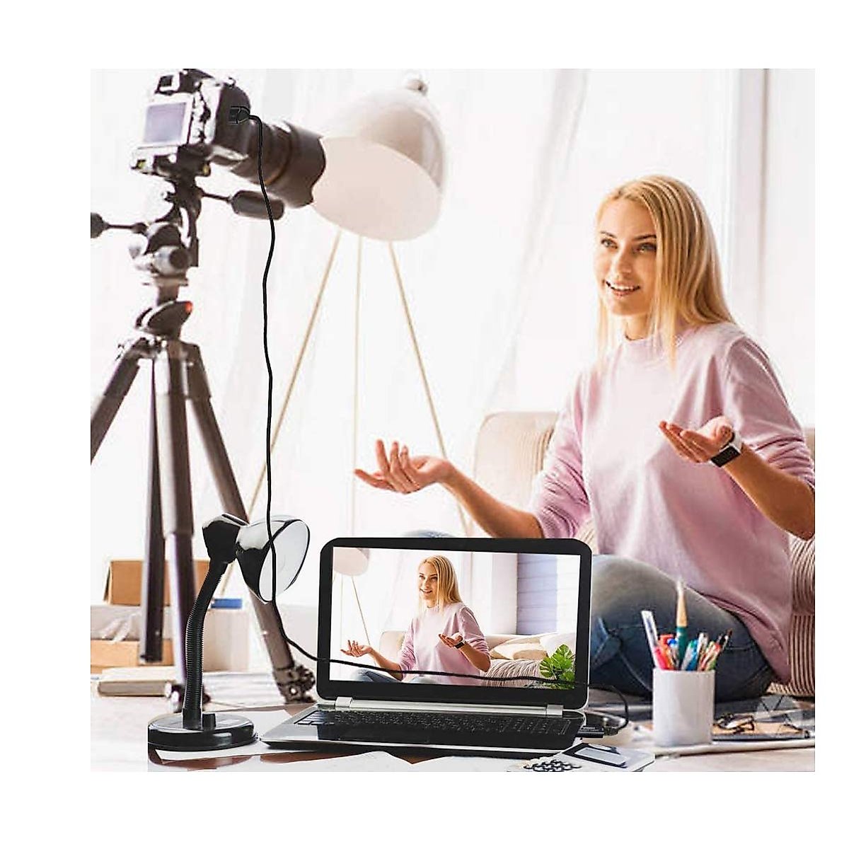 Upgraded Hdmi Capture Card, 1080p Capture Card, 4k HDMI to USB, Record via DSLR Camcorder Action Cam for High Definition Acquisition, Live Broadcasting, Gaming, Streaming, Teaching etc. (Black)