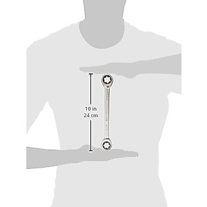 GEARWRENCH 4 Pc. Double Box Ratcheting E-Torx Wrench Set - 9224D,Silver