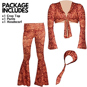 Amscan Women's Free Spirit Costume - Medium (6-8) - Stylish & High-Quality Outfit, Perfect For Halloween, Costume Parties & More - 1 Set