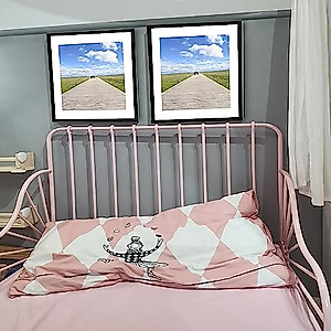 Aynoo 8x16 Picture Frame Load Three 4.5x6.5 （For 5x7 inch）Picture Frame in Black Wooden 8x16 Collage Black Picture Frame Multiple Three 4.5x6.5 (5x7) Pictures or 8x16 without Mat 8x16 Wood Picture Frame