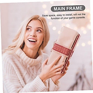 SOLUSTRE Gaming Stand Braces Game Console Vertical Stand with Ventilation Hole Compatible for Series S Cooling Racks Consoles