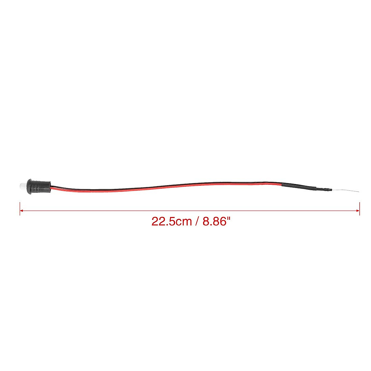 X AUTOHAUX 2 Pcs DC 12V Blue LED Light Car Interior Alarm Dash Mount Light