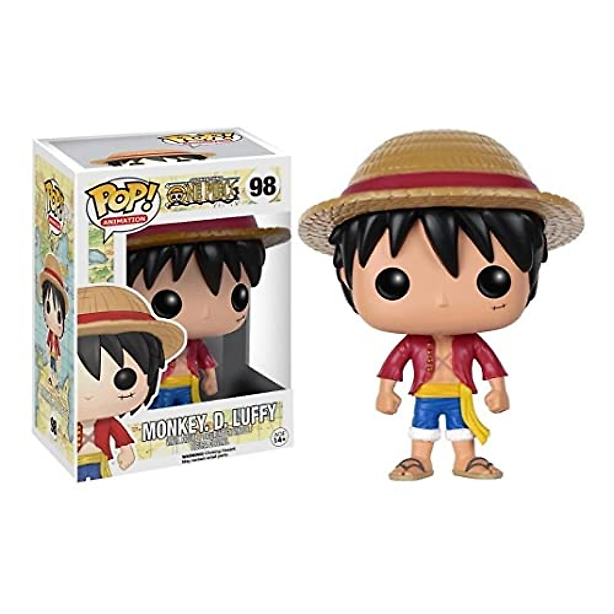 Funko POP Anime: One Piece Luffy Action Figure,Multicolor
