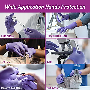 MedPride Powder-Free Nitrile Exam Gloves, Medium, Box/100