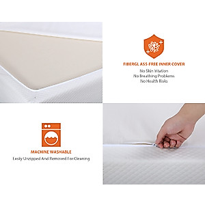 6 inch Full Size Mattress with Cover, Cooling Gel Memory Foam Full Mattress for a Cool Sleep & Pressure Relief, Medium Firm Mattress Pad Full Mattresses, Bed in a Box, CertiPUR-US Certified