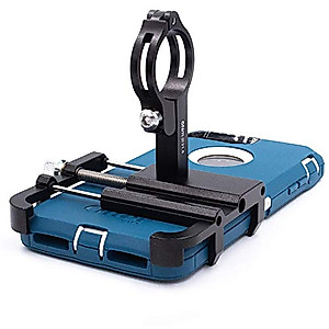 Thick Case Design Bike & Motorcycle Phone Mount Handlebar Holder for Any Cell Phones with Thick Phone Case Fit iPhone X XR Xs max 8 8s 7 Plus Samsung Galaxy S10 S9 S8 Note 10 9 8 (Metal Black)