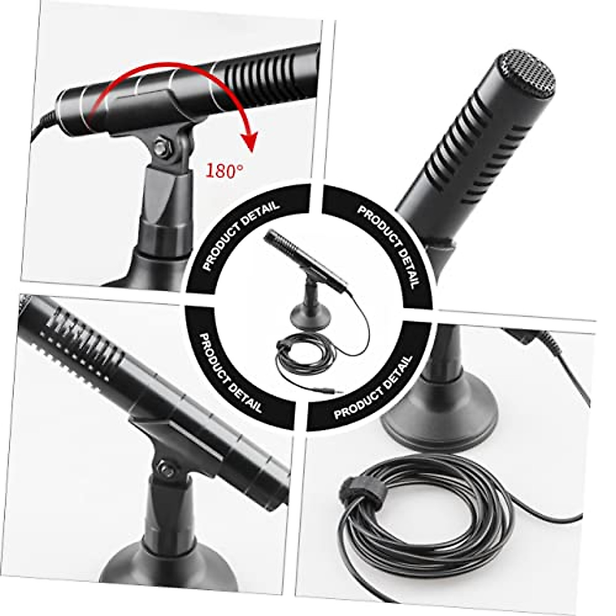 NUSITOU 1pc Microphone Travel Mic Recording Desk Mic Laptop Mic Mini Mic Usb Mic Wireless Mic Microfonos Inalambricos Professional Desktop Mic Chat Mic Computer Lightweight Aluminum Alloy