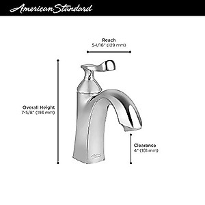 American Standard Chatfield Single Hole Single-Handle Bathroom Faucet in Brushed Nickel