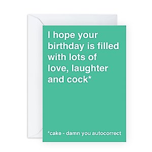 CENTRAL 23 Birthday Card For Her They - Sister Birthday Card - Gay Best Friend Birthday Cards - Gifts For Friends Women Funny Cheeky - Comes With Stickers - Made In The UK