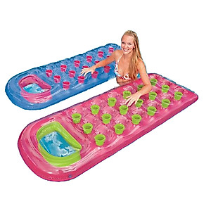 Intex 59895EP 18-Pocket Suntanner Lounge Floating Lounger (Set of 2)