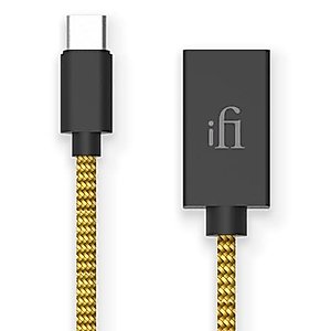 iFi Audio OTG Cable/Adapter for USB C for Android Phones/Digital Audio Players (DAPs) / Digital Analog Converters (DACs) / Amps/Laptops