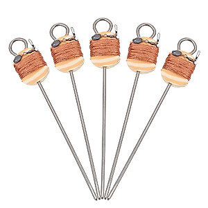 GAFOKI Outdoor Bait Freshwater Soft-shelled Saltwater Hooks Tools Turtle Catfish Line Multipurpose Accessories Catching Hook Wire Inserted with for Professional Baits Angling Octopus