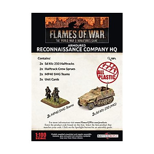 Flames of War: Late War: German: Reconnaissance HQ Platoon (GBX150)