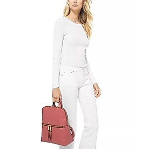 Michael Kors Rhea Zip Medium Slim Backpack, Cinnamon