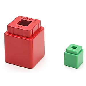 Didax - DD211255 Jumbo Unifix Cubes, Multicolor, Large (Set of 20)