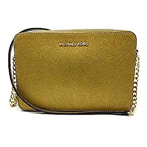 Michael Kors Women's Jet Set Item Crossbody Bag (Old Gold)