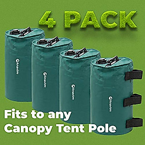 Anavim Canopy Water Weights Bag, Leg Weights for Pop up Canopy 4pcs-Pack