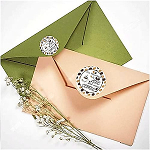 wootile Thanks A Latte Thank You Stickers 1.5 Inch Customer Appreciation Labels 500 Pcs Coffee Holiday Themed Thank You Sticker Labels for Party Favors,Packaging,Small Business,Cafe Seals &Goodie Bags