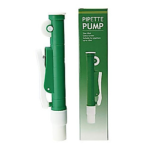 AMTAST Lab Pipettes Scientific Pipette Pump 10ml, Green