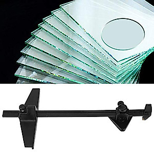 Glass Cutter Circular Glass Cutting Tool, Round Strips Glass Cutter Heavy Duty Hand Operated Glass Cutter, Adjustable Glass Cutting Tool for DIY Art Craft Professional Construction