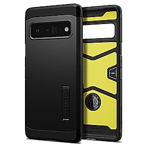Spigen Tough Armor [Extreme Protection Tech] Designed for Google Pixel 6 Pro Case (2021) - Black