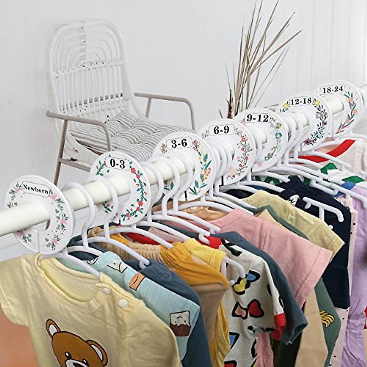 Baby Closet Dividers Baby Closet Size Dividers Baby Clothes Dividers for Baby Clothes Dividers for Closet Organizer/Hangers Dividers