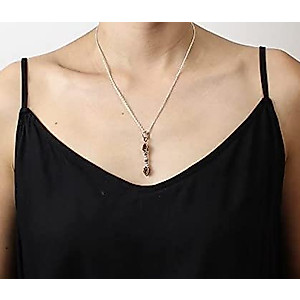 COSUMOSU Tibetan Vajra Dorje Pink Gold 925 Sterling Silver Pendant Charm Amulet