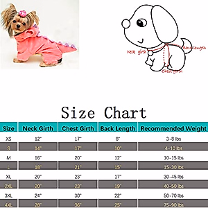 NACOCO Dog Dinosaur Design Costume Green Pet Clothes for Medium & Large Dog (Green, XS)