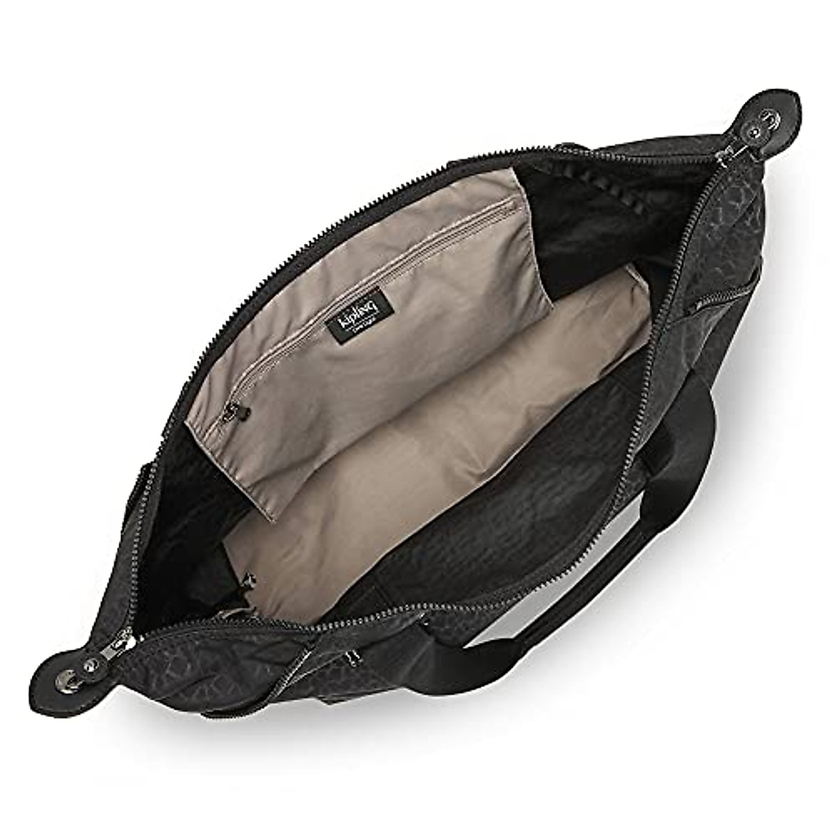 Kipling Art Medium Printed Tote Bag Signature Emb