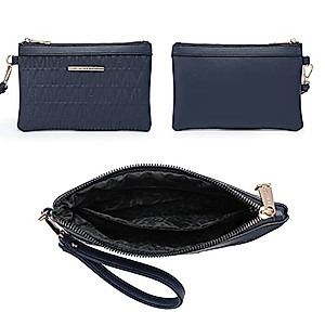 MKP Women Fashion Backpack Purse Jean Denim Handbag Anti-Theft Rucksack Travel School Shoulder Bag with Wristlet