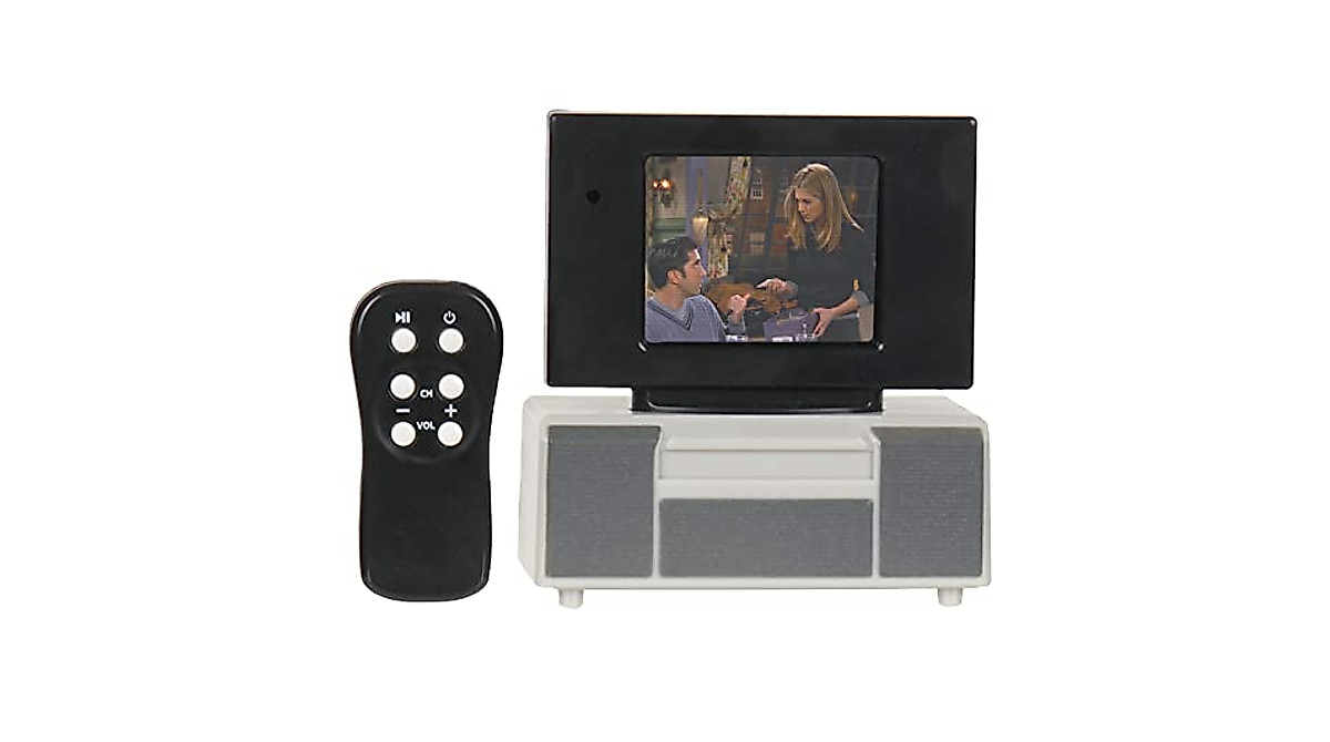 Tiny TV Classics Friends Edition - Nostalgic Miniature TV with Remote