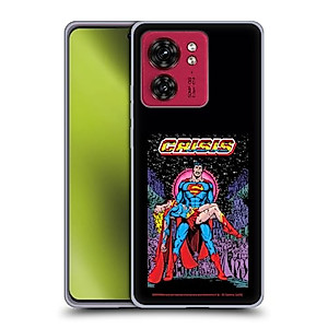Head Case Designs Officially Licensed Superman DC Comics Supergirl Crisis on Infinite Earths Famous Comic Book Covers Soft Gel Case Compatible with Motorola Moto Edge 40/Edge (2023)