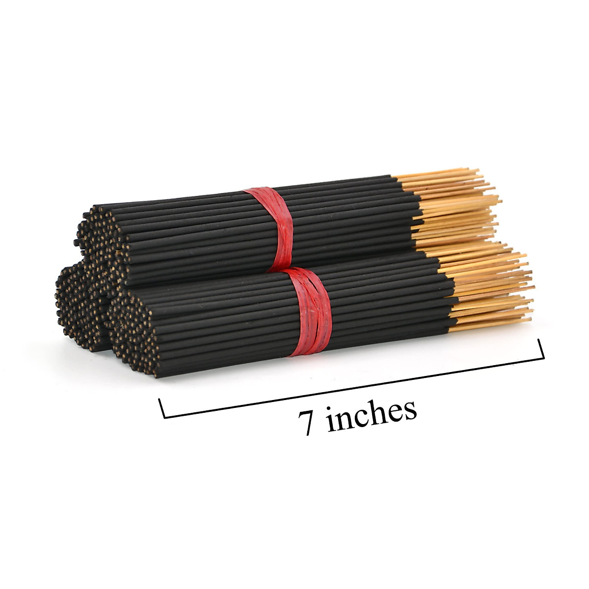 Japanese Cherry Blossom Exotic Incense Sticks 7 Inch - Bulk 1 Bundle 85 to 100 Sticks - Natural 7" Long Lasting Aroma That Burns for 30 to 45 Minutes.