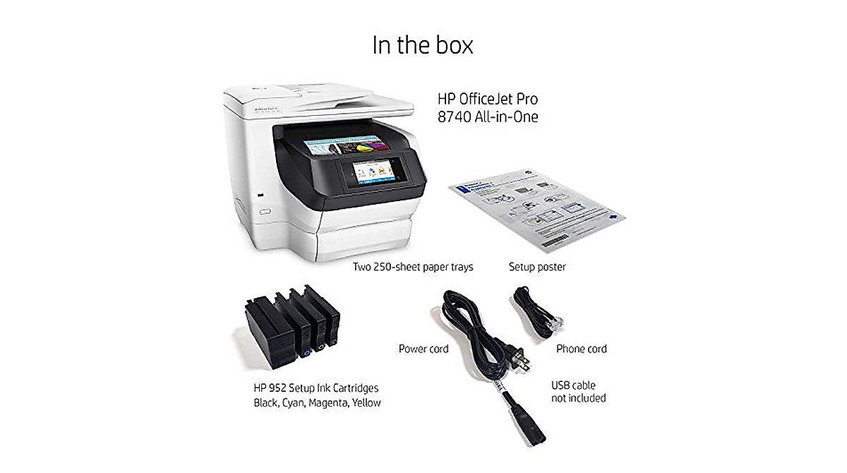 HP OfficeJet Pro 8740 Wireless Printer – Fast, Color, All-in-One