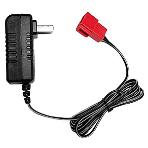 6V Charger with Square-Type Plug for 6Volt Battery, 7V800ma for 6V Child Ride On Car Rollplay Kid Trax Disney Frozen White Toddler Wildfire Quad