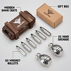 Gifts for Men Dad, for Father's Day Husband Grandpa Boyfriend Dad from Daughter- Unique Cool Presents - Whiskey Stones