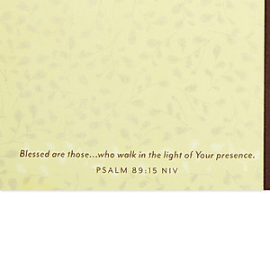 Hallmark Mahogany Religious Sympathy Greeting Card (They Leave Footprints)