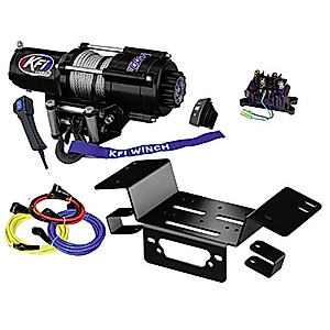 KFI Combo Kit - U45-R2 4500lbs Winch, Mount Bracket, Wiring, Switches, Remote Kit - Compatible/Replacement for 2014-on Honda Pioneer SXS 700 & SXS 700-4