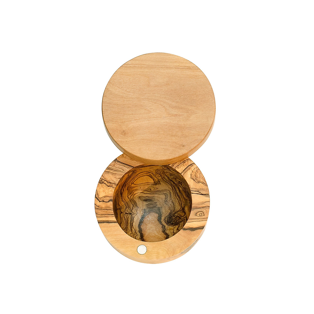 Berard 90070 French Olive-Wood Handcrafted Salt Keeper, Medium