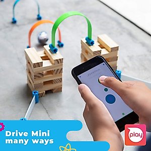 Sphero Mini Activity Kit - App-Enabled Coding Robot - 55 Piece Construction Set & Activity Cards - STEM Educational Toy for Kids - Bluetooth Connectivity - Interactive & Fun Learning for Ages 8+