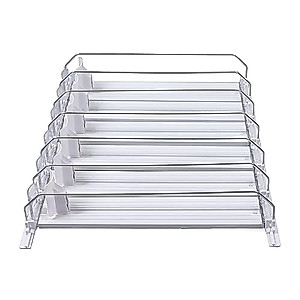 Refrigerator Soda Can Organizer, Width Strong Bearing Capacity White Drink Automatic Pusher Glide ABS for Home (38cm)