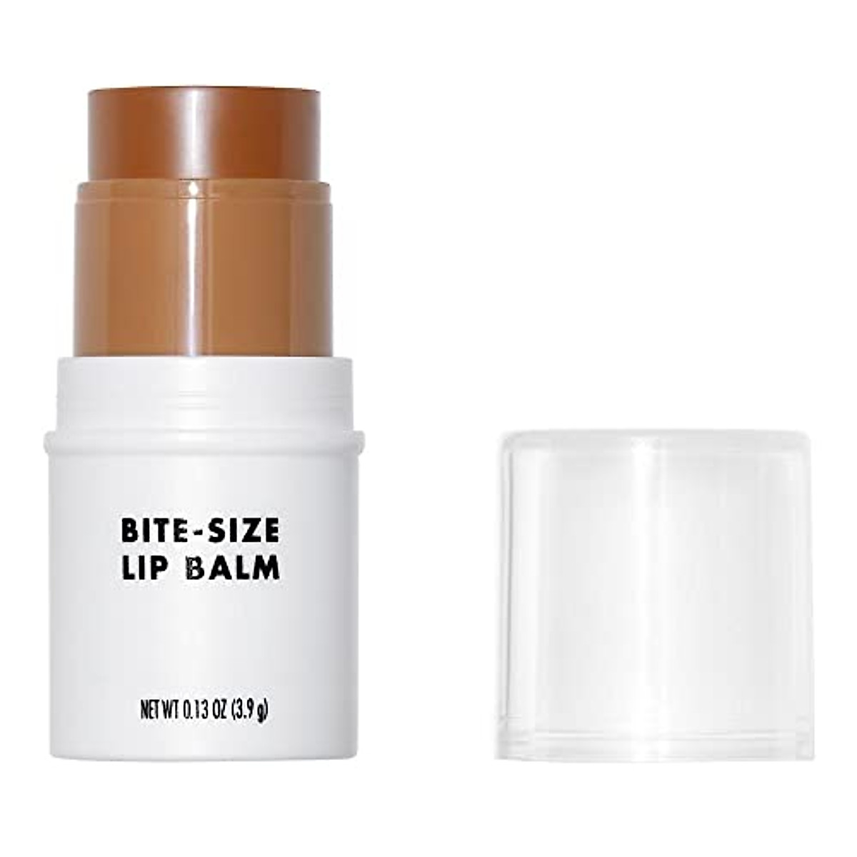e.l.f. Bite-Size Lip Balm, Moisturizing Formula for Smoother & Softer Lips, Mini Tinted Chapstick, Coconut, 0.13 Oz