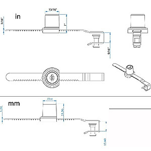 FJM Security 0220-KA Sliding Door Ratchet Lock with Chrome Finish, Keyed Alike